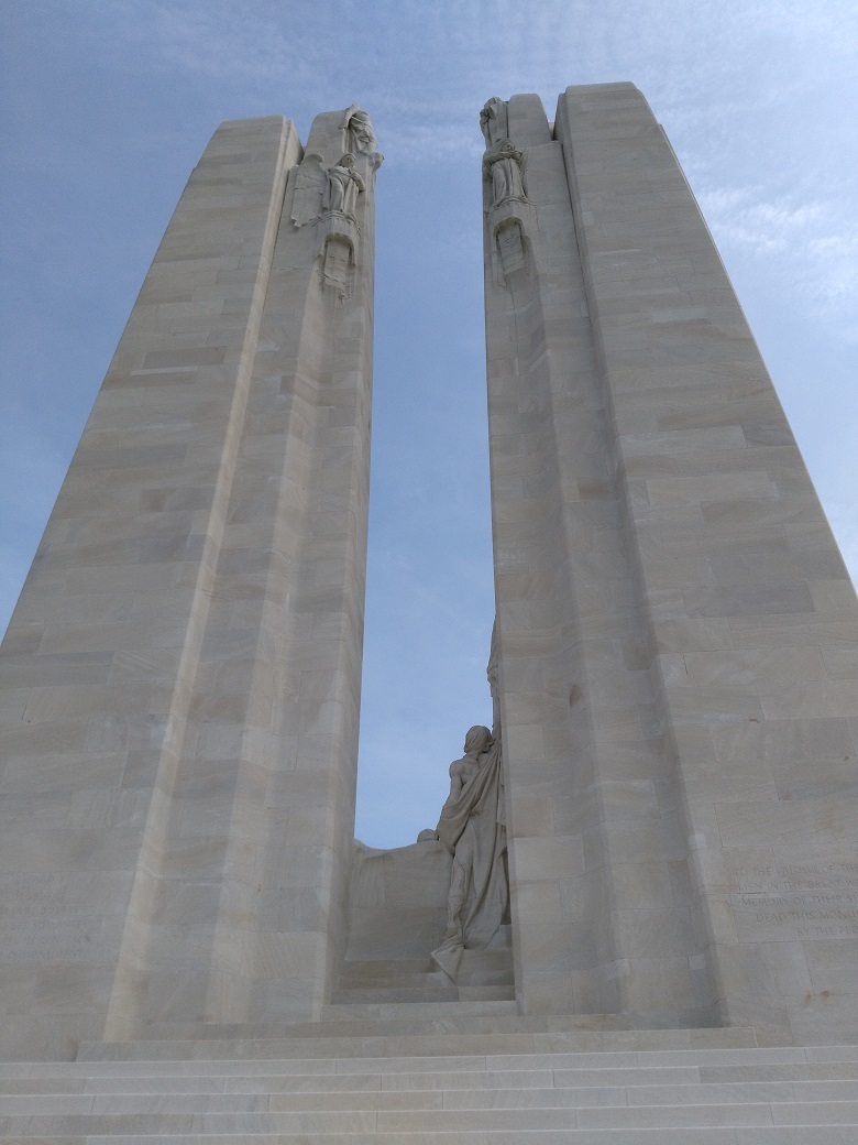 The Canadian Vimy Ridge Memorial – Turning my world upside down!