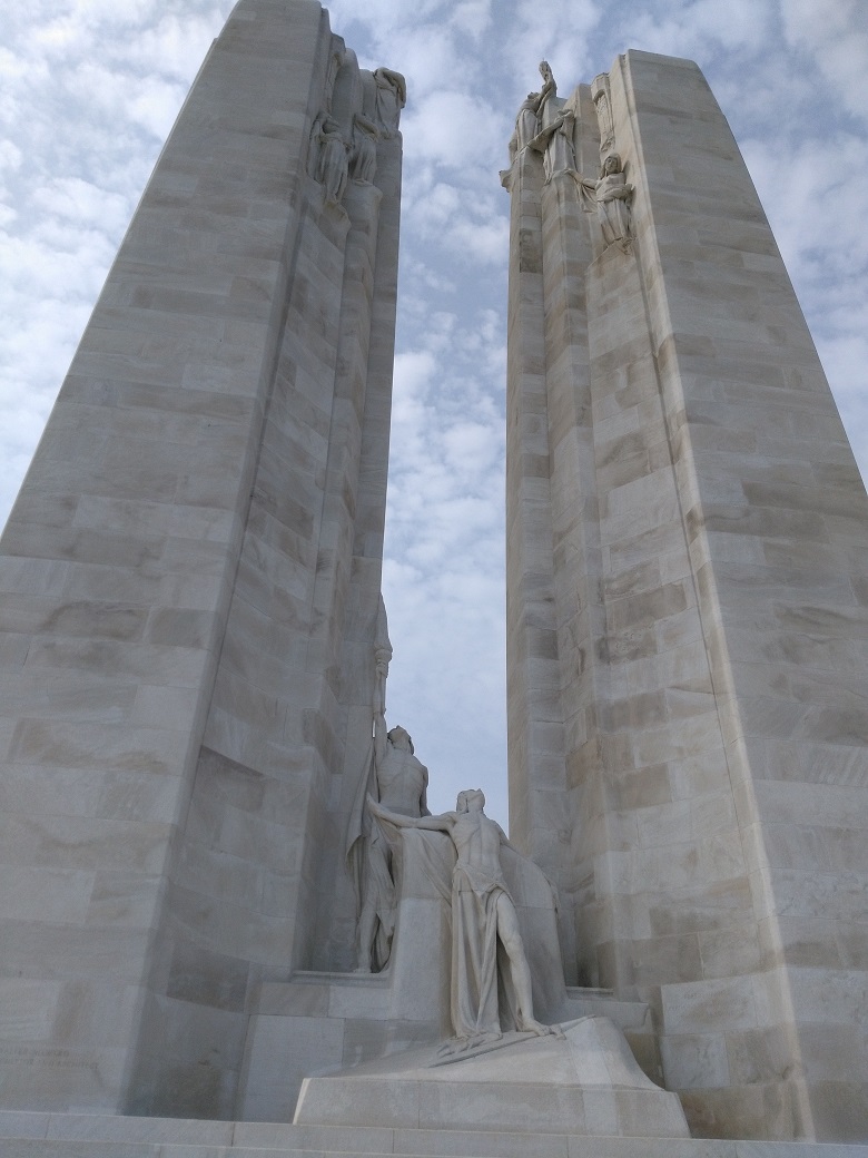 The Canadian Vimy Ridge Memorial – Turning my world upside down!